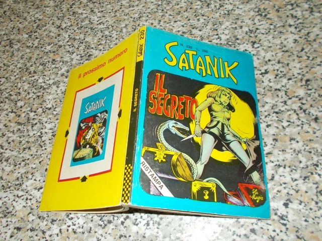 SATANIK N.230 ORIGINALE Corno Ottimo Tipo Kriminal-Ford-Diabolik-Magnus ...