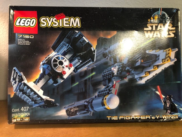 LEGO SYSTEM TIE Fighter & Y-Wing Set 7150 NEUF 1999 jamais sorti de sa ...