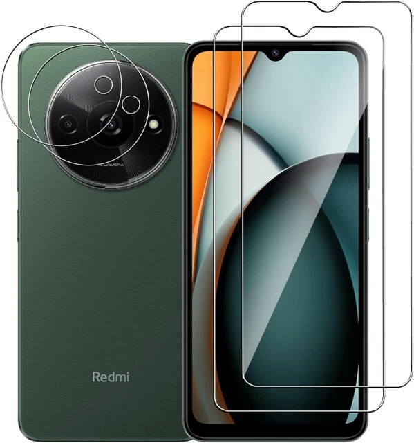 FOR XIAOMI REDMI A1 A2 A3 Plus Tempered Glass Screen Protector & Camera ...