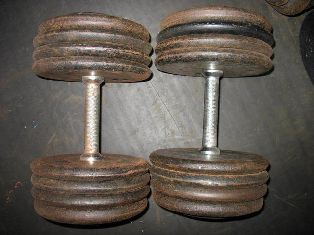 YORK BARBELL CO. Marked & Non-Marked On Ivanko, Pro-Style Db Handles:(2 ...