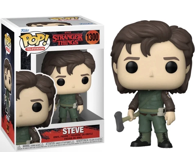 NEW STRANGER THINGS STEVE Funko Pop 1300 Netflix Battle Outfit ...