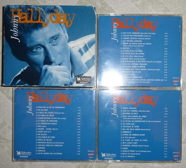 JOHNNY HALLYDAY COFFRET 3 Cd Selection Du Reader's Digest EUR 16,00 ...