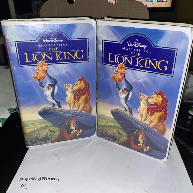 THE LION KING (VHS, 1995) (2) VHS LOT CLAMSHELL CASES £4.79 - PicClick UK