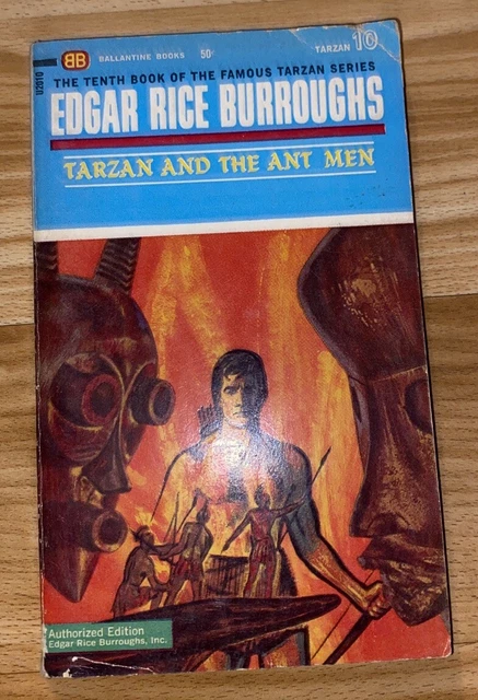 EDGAR RICE BURROUGHS Tarzan and the Ant Men 1963 libri ballantine ...