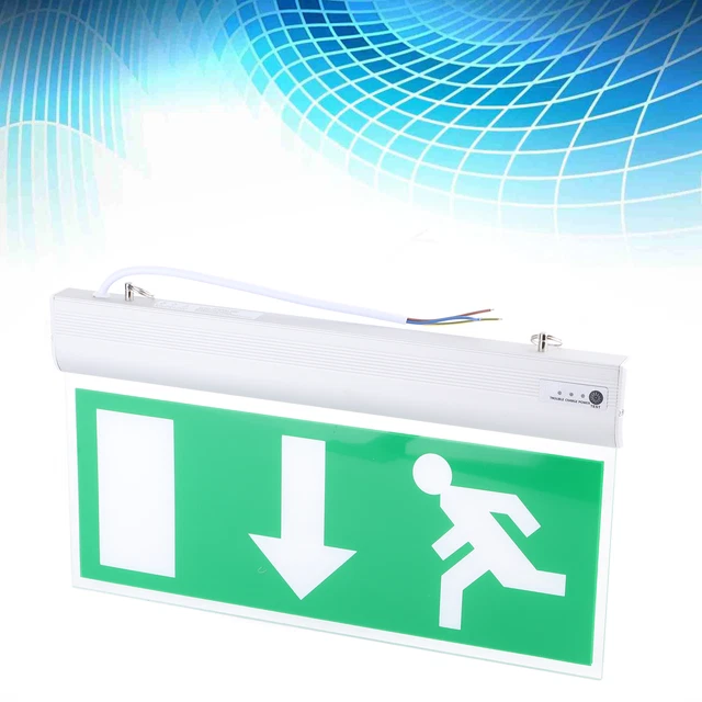 DAUERLICHT LED NOTLEUCHTE Notbeleuchtung Exit Notausgang ...
