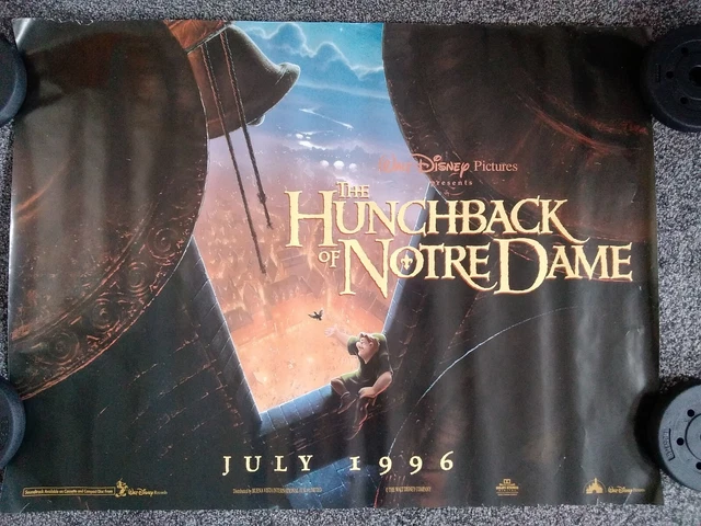 WALT DISNEY'S THE Hunchback of Notre Dame (1996) UK Cinema Quad Poster ...