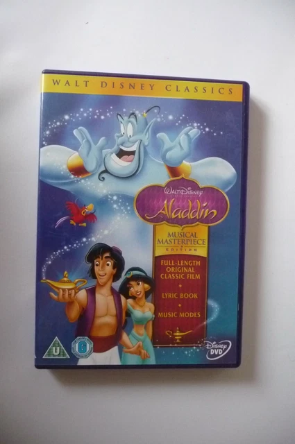 Walt Disney Classics Aladdin Dvd Cert U Region 2 £225 Picclick Uk 5854