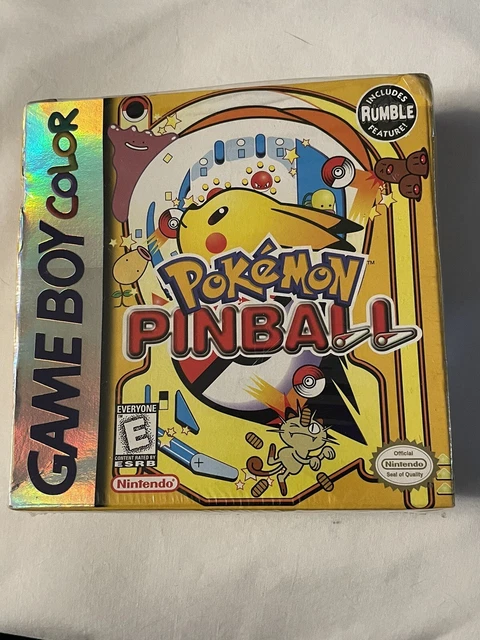 POKEMON PINBALL NEW UNOPENED FACTORY SEALED Game Boy Color H-Seamed ...