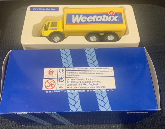 CORGI CLASSICS FORD Cargo Box Van Weetabix 59603 In Original Packaging ...