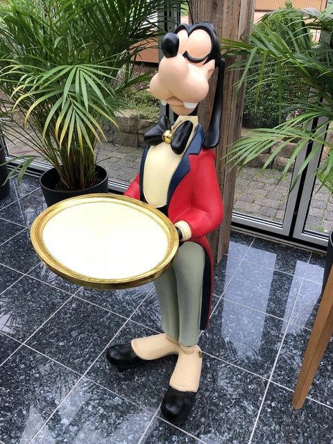 GOOFY BUTLER FIGUR original mit Tablett Walt Disney EUR 299,00 ...