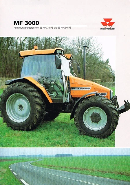 MASSEY- FERGUSON KOMMUNALTRAKTOREN MF 3000, orig. Prospekt 1994 EUR 6 ...