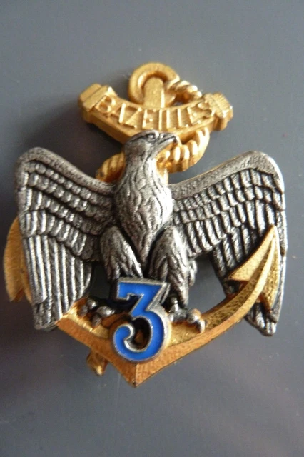 ORIGINAL MILITAIRE INSIGNE 3° Regiment D'infanterie De Marine / Delsart Tbe EUR 5,90 - PicClick IT
