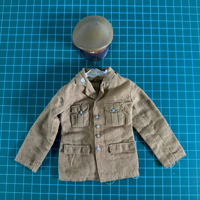ACTION MAN BRITISH Army Officer Hat and Jacket - Vintage 1972 - Cap ...