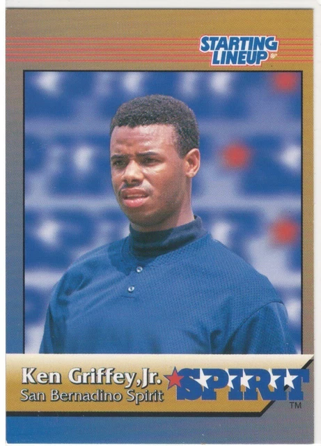KEN GRIFFEY JR. 1998 Starting Lineup San Bernardino Spirit Card HOF ...