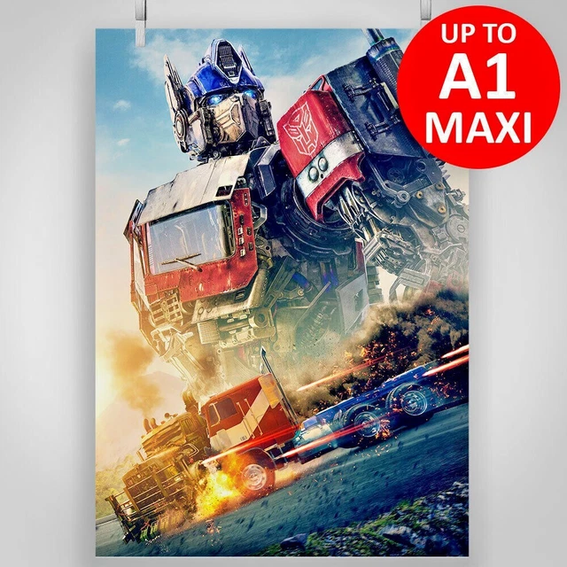 OPTIMUS PRIME TRANSFORMERS RISE OF THE BEASTS poster - A1,A2,A3 wall ...