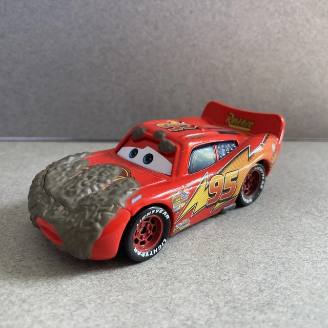 DISNEY PIXAR CARS Mudy Lightning Mcqueen Mattel Metal Car Rare £50.01 ...