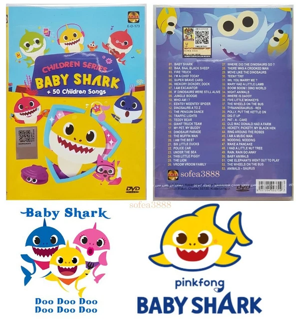 [DVD - ENGLISH Version]Pinkfong Baby Shark 50 Children Kids Songs Baby ...