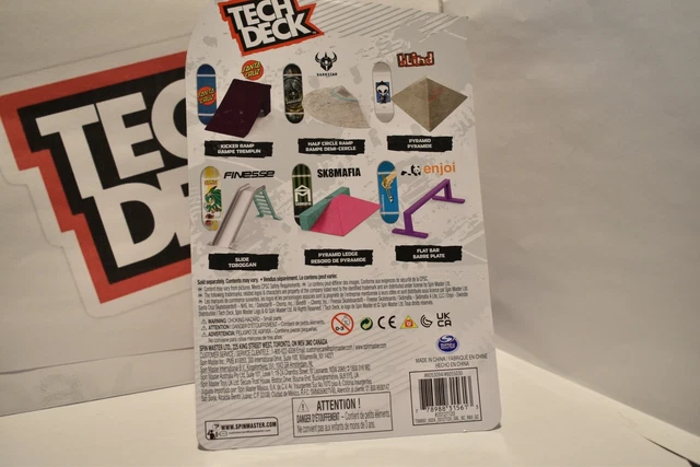 TECH DECK SK8MAFIA Pyramid Ledge Obstacle & Fingerboard New Factory ...