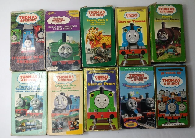 THOMAS THE TANK Engine & Friends VHS Lot of 3. Slip Covers - Tested ...