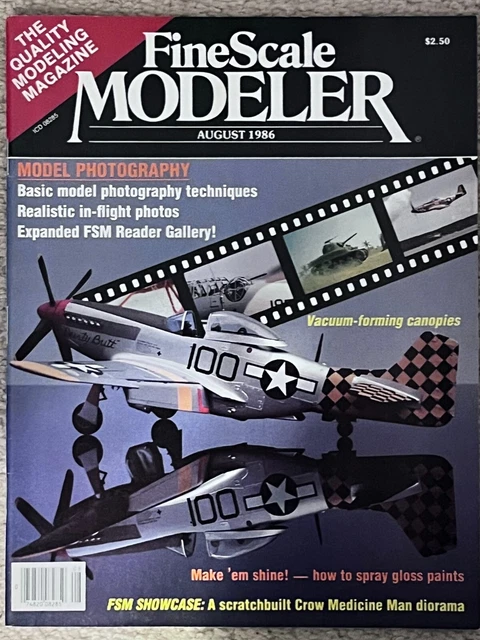 AUGUST 1986 FINE Scale Modeler Magazine, epoxy casting squash method £ ...