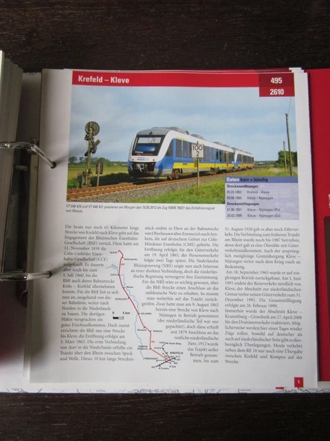 DAS GROSSE ARCHIV Eisenbahnstrecken: 495 Krefeld Kleve EUR 4,44 ...