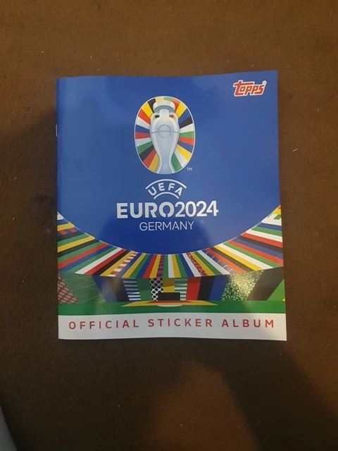 💥TOPPS UEFA EURO 2024 Germany Official Stickers Collection Album £0.99 ...