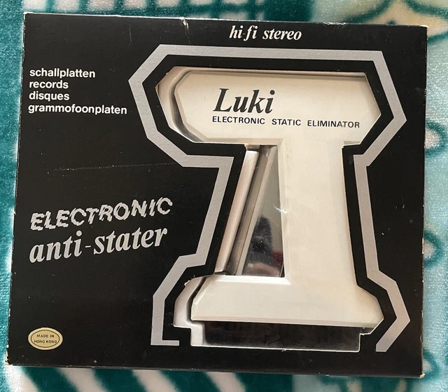 VINTAGE LUKI ELECTRONIC Static Eliminator Audiophile Brush IN OG BOX Hi ...