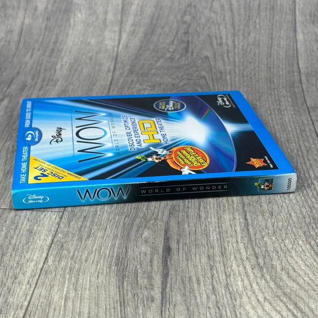 DISNEY WOW WORLD Of Wonder Blu-ray Disc Set Visions HD Home Theater ...