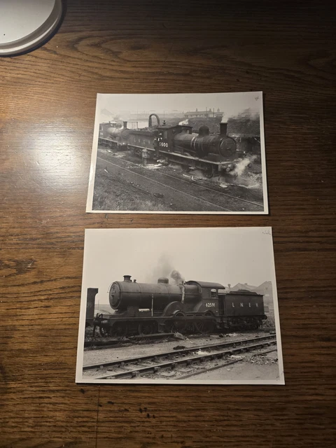 LNER LOCO 5600 & 62591 Black And White Photos Approx 6 X 8 Inch £0.99 ...