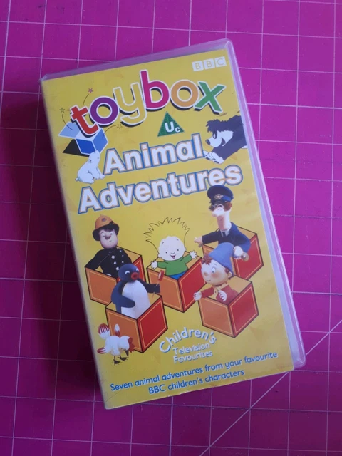 TOYBOX ANIMAL ADVENTURES Vintage Video VHS Tape. 1981, 1995, 1985, 2000 ...