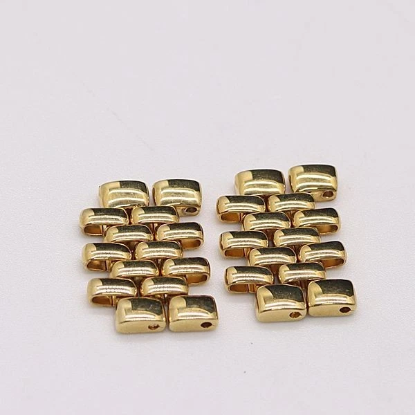 OMEGA GENUINE 4 Link De Ville Mens Watch Band Bracelet Parts Gold Color ...