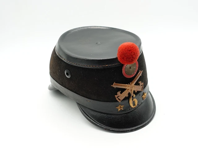 WW1 SWISS ARMY Cap Tschako Infanterie Nr.6 Infantry Hat Helmet 1906 ...