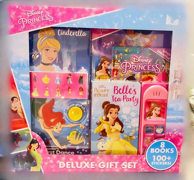 DISNEY PRINCESS DELUXE Gift Set - 8 Books & 100+ Stickers £27.99 ...