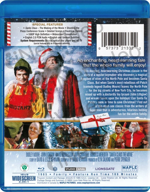 SANTA CLAUS - The Film (25th Anniversaire Edit Neuf Bleu EUR 14,56 ...