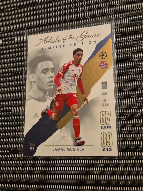 TOPPS MATCH ATTAX 2023-24 Jamal Musiala Artists of the Game Limited ...