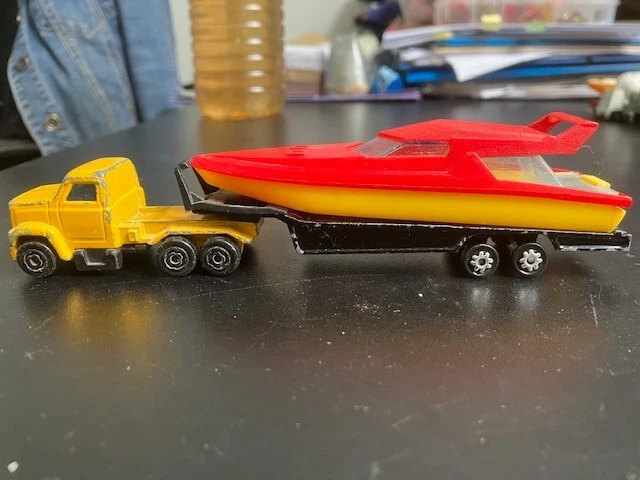 MAJORETTE BOAT AND Boat Gate Truck & Trailer, cod 2139100, 1/100 Scale ...