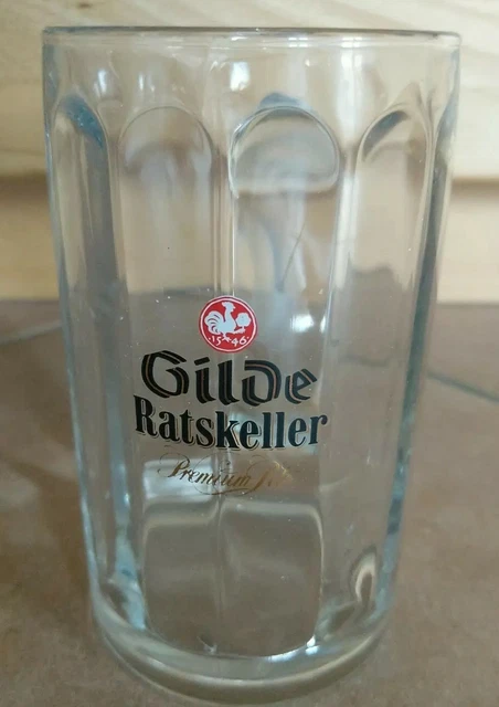 GILDE RATSKELLER PREMIUM Pils Bierkrug Glas Bier 0,3 l EUR 3,50 ...