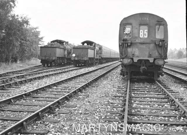 R-45X60MM RAILWAY NEGATIVE A couple of Southern C2X class locos with ...