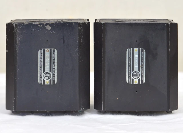 UTC LS-20 INTERSTAGE Transformer Set 2 Used 15k 60k Impedance Audio Parts $2,074.62 - PicClick CA