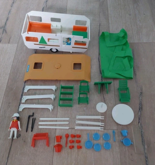 PLAYMOBIL 3249 CARAVANE Avec Auvent Vintage 1977 EUR 25,00 - PicClick FR