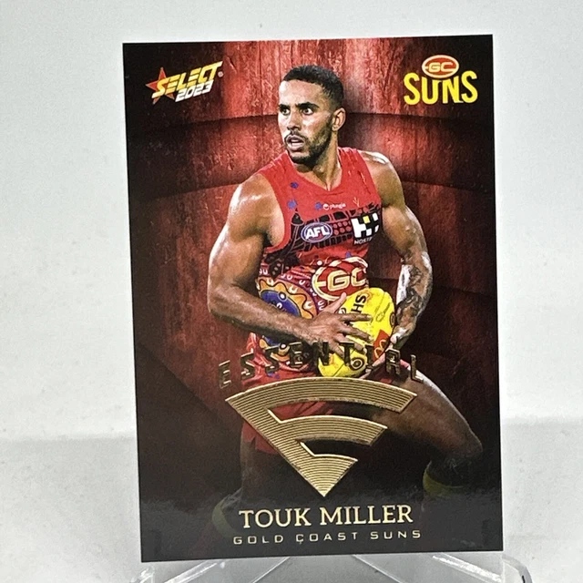 2023 SELECT AFL Footy Stars Essential Card Touk Miller Gold Coast Suns ...