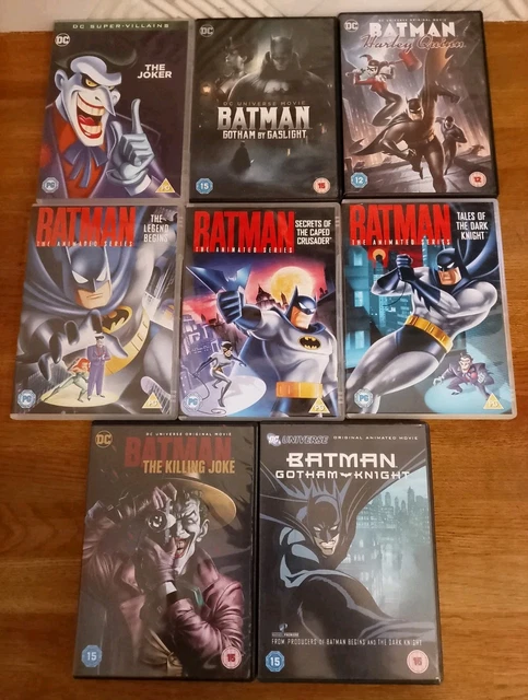 DVD - X8 DC Comics Batman Animated Cartoons DVDs Bundle PAL UK R2 Lot ...