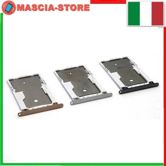 CARRELLO PORTA MICRO SIM Card Vano SCHEDA Slot VASSOIO XIAOMI REDMI ...