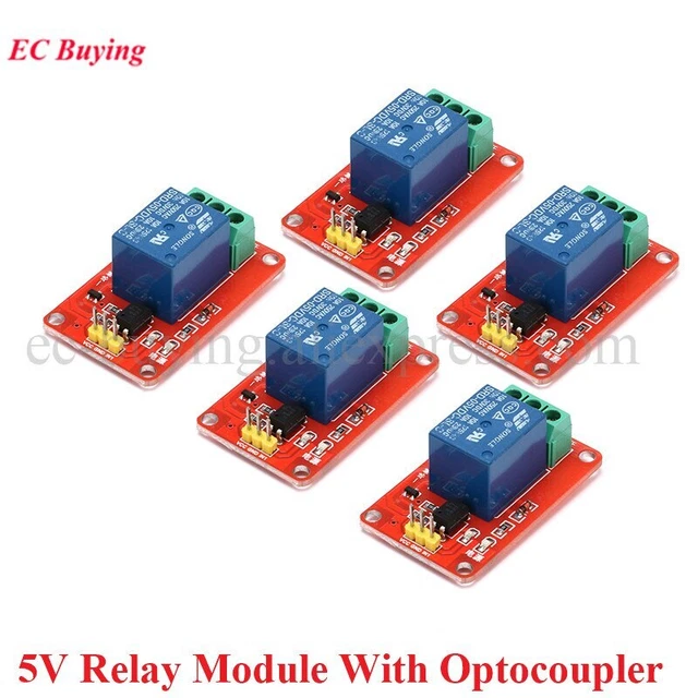 1/2/5PCS 1 CHANNEL RM Relay Module With Optocoupler Shield 5V 10A for ...