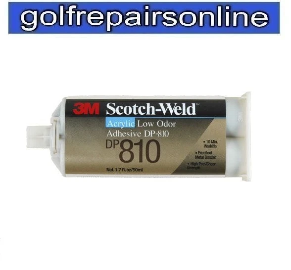 3M SCOTCH-WELD DP 810 Quick-Set Golf Shaft Adhesive-Ideal for Building ...
