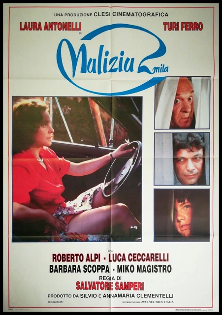 MALIZIA 2000 MANIFESTO Film 2F Poster Originale Cinema LAURA ANTONELLI EROTICO EUR 29,90 ...