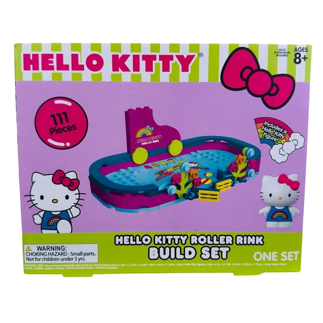 SANRIO HELLO KITTY Roller Rink Kid's Building Block Toy, 111 Piece $13. ...