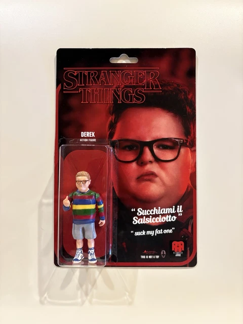 DEREK TURNBOW ACTION Figure Stranger Things Limited Custom S**k My Fat ...