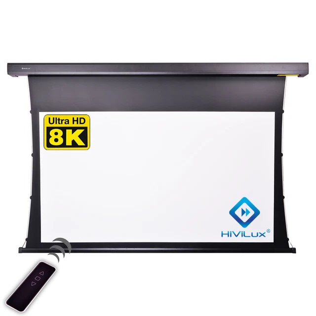 HIVILUX TAB-TENSION CANVAS/SCREEN 135 " 299x168cm 4K-Tuch/G =1,0/3D/2D ...