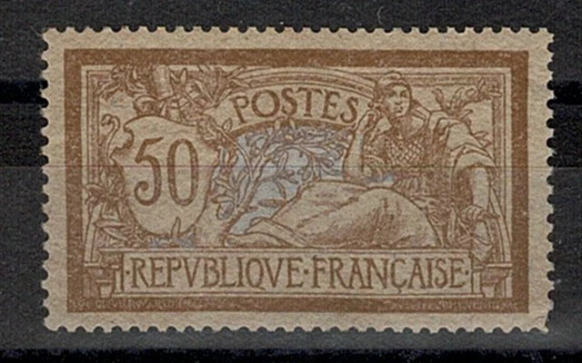 FRANCE STAMP TIMBRE YVERT N°120 d " TYPE MERSON 50c PAPIER GC " NEUF xx TB W908 EUR 99,95 ...